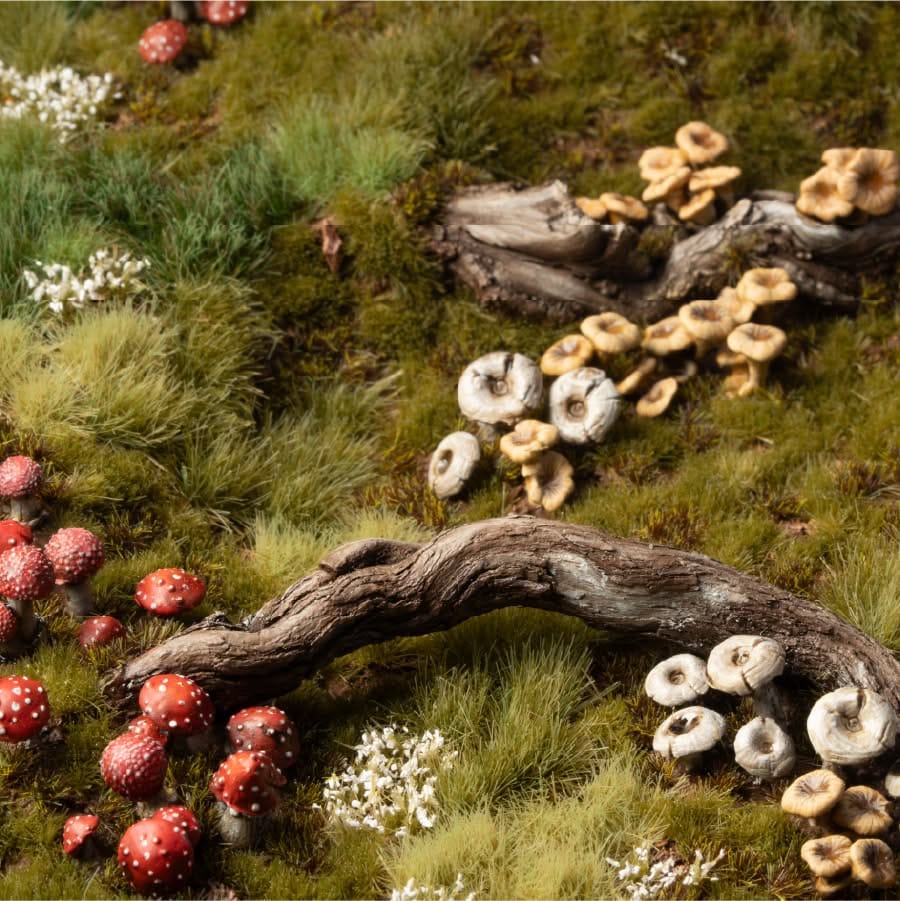Gamer's Grass Basing Bits - Forest Mushrooms