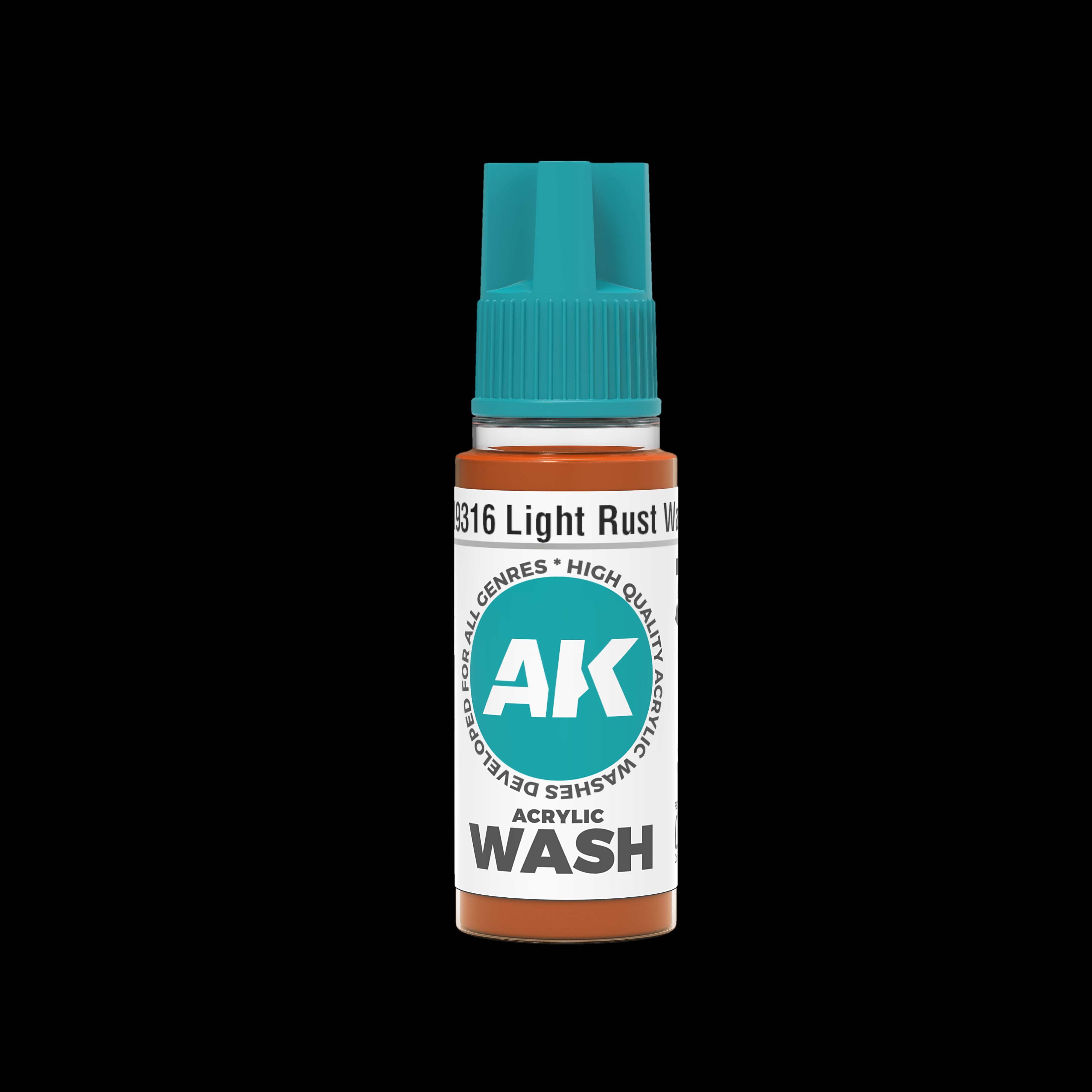AK Interactive 3rd Gen Acrylic Wash - Light Rust