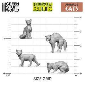 GSW Resin Basing Set - Cats