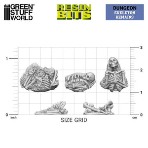 GSW Resin Basing Set - Skeleton Remains 1:48