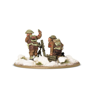 Bolt Action British & Canadian Infantry Medium Mortar Team (winter)
