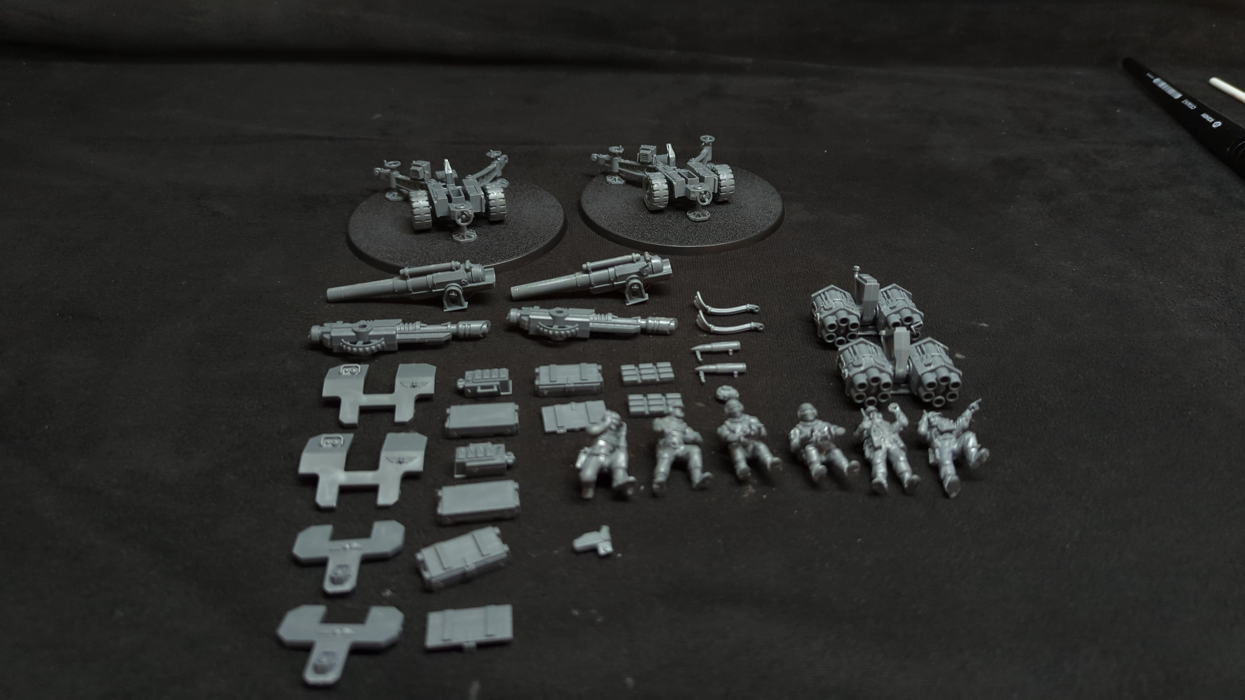 Warhammer 40k Astra Militarum Field Ordnance Battery x2