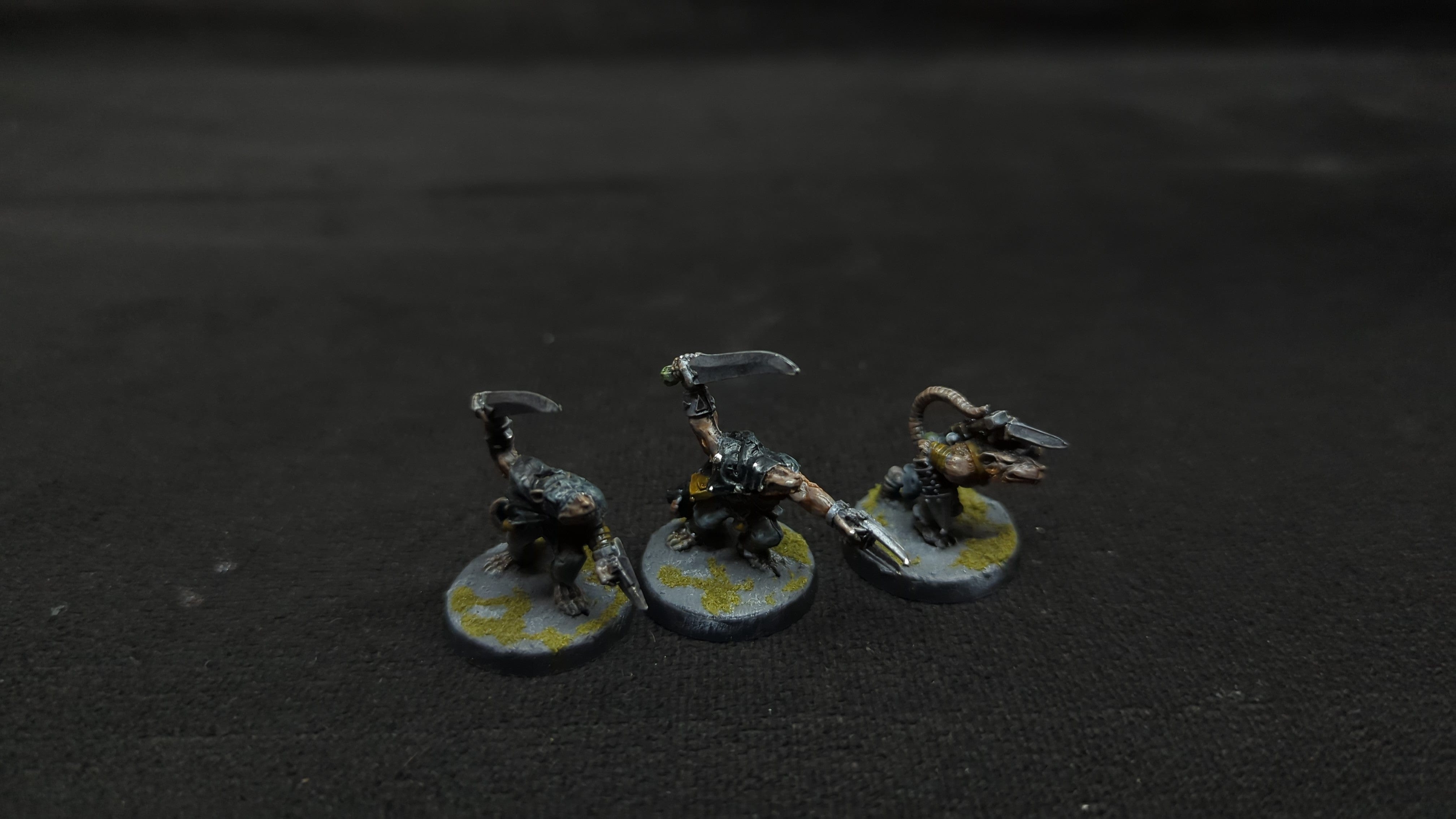 Age of Sigmar Skaven Gutter Runners x3 Painted