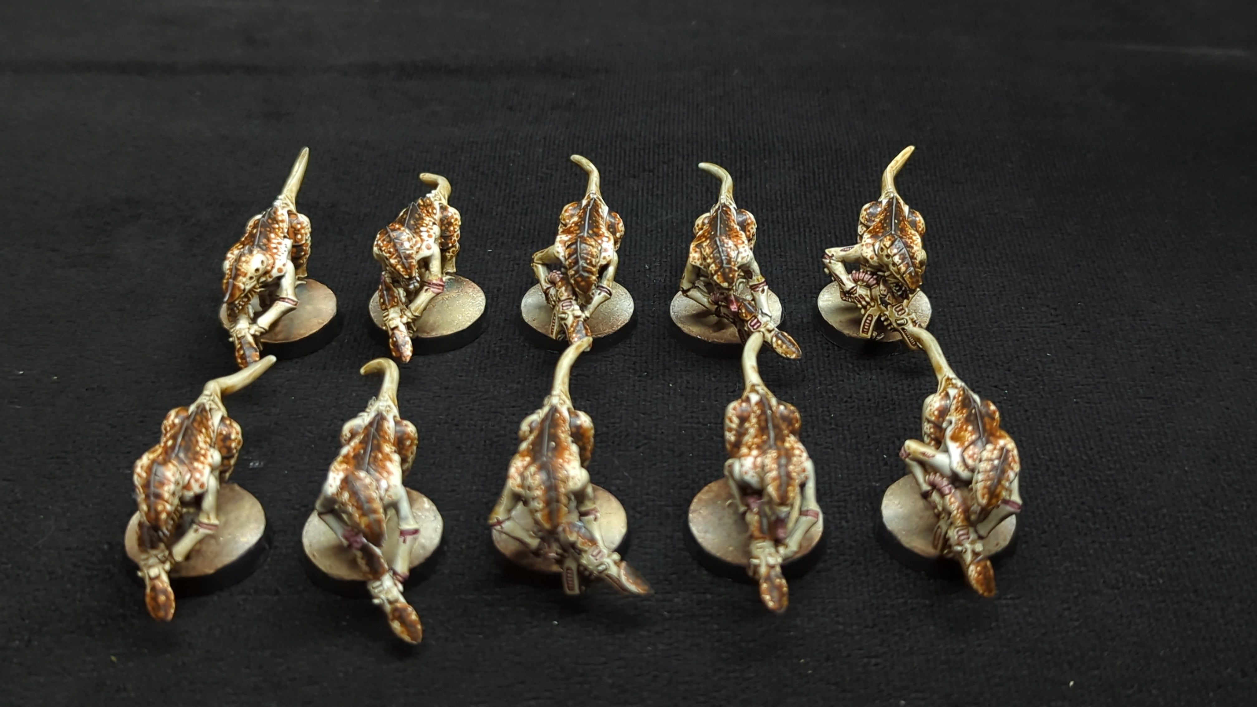 Warhammer 40k Tyranids Termagant Brood x10 Painted