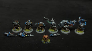 Warhammer 40k Orks Tankbustas (Metal) x5 OOP Painted