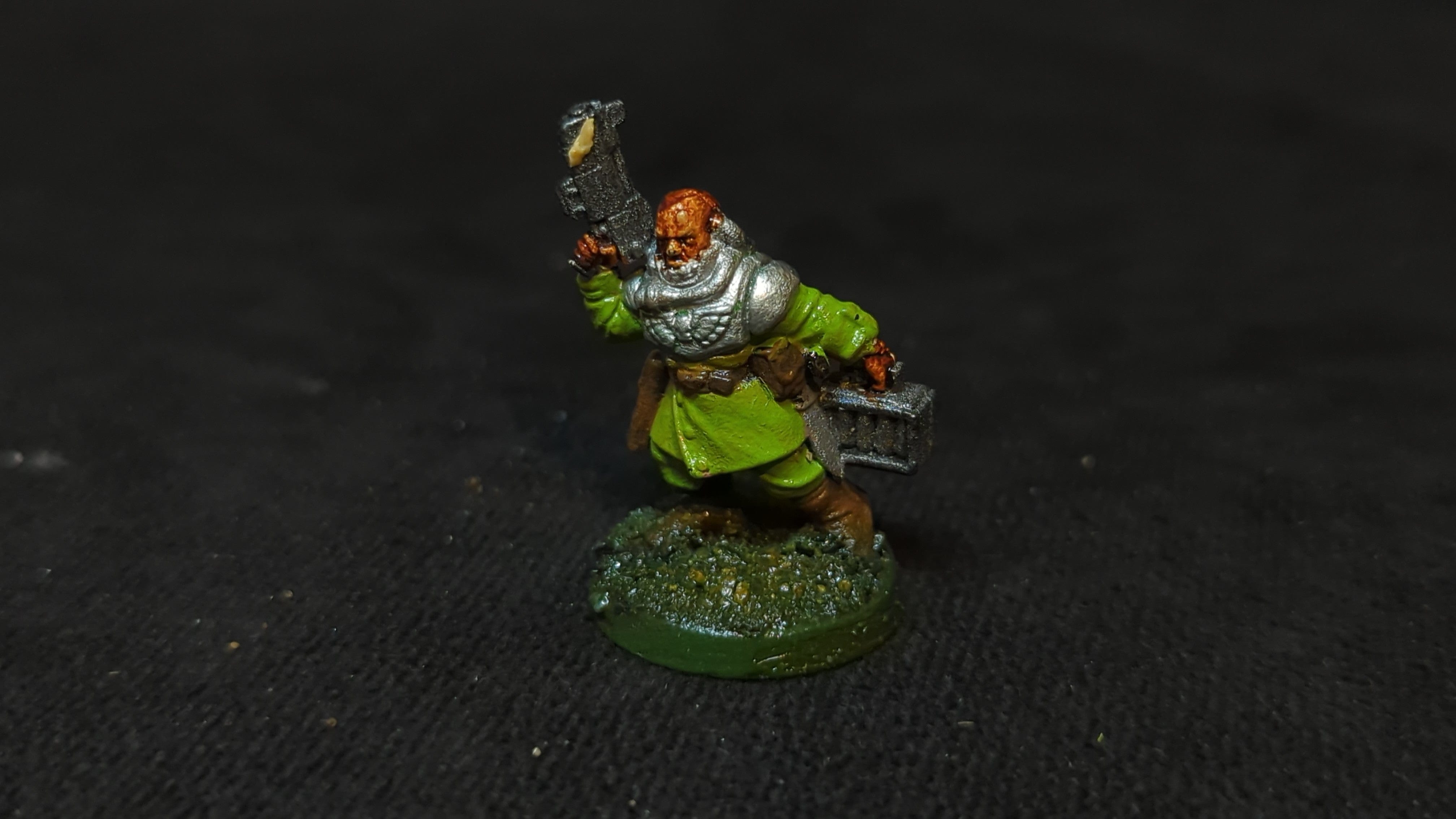 Warhammer 40k Imperial Pilot Lieutenant Varras x1 OOP Painted