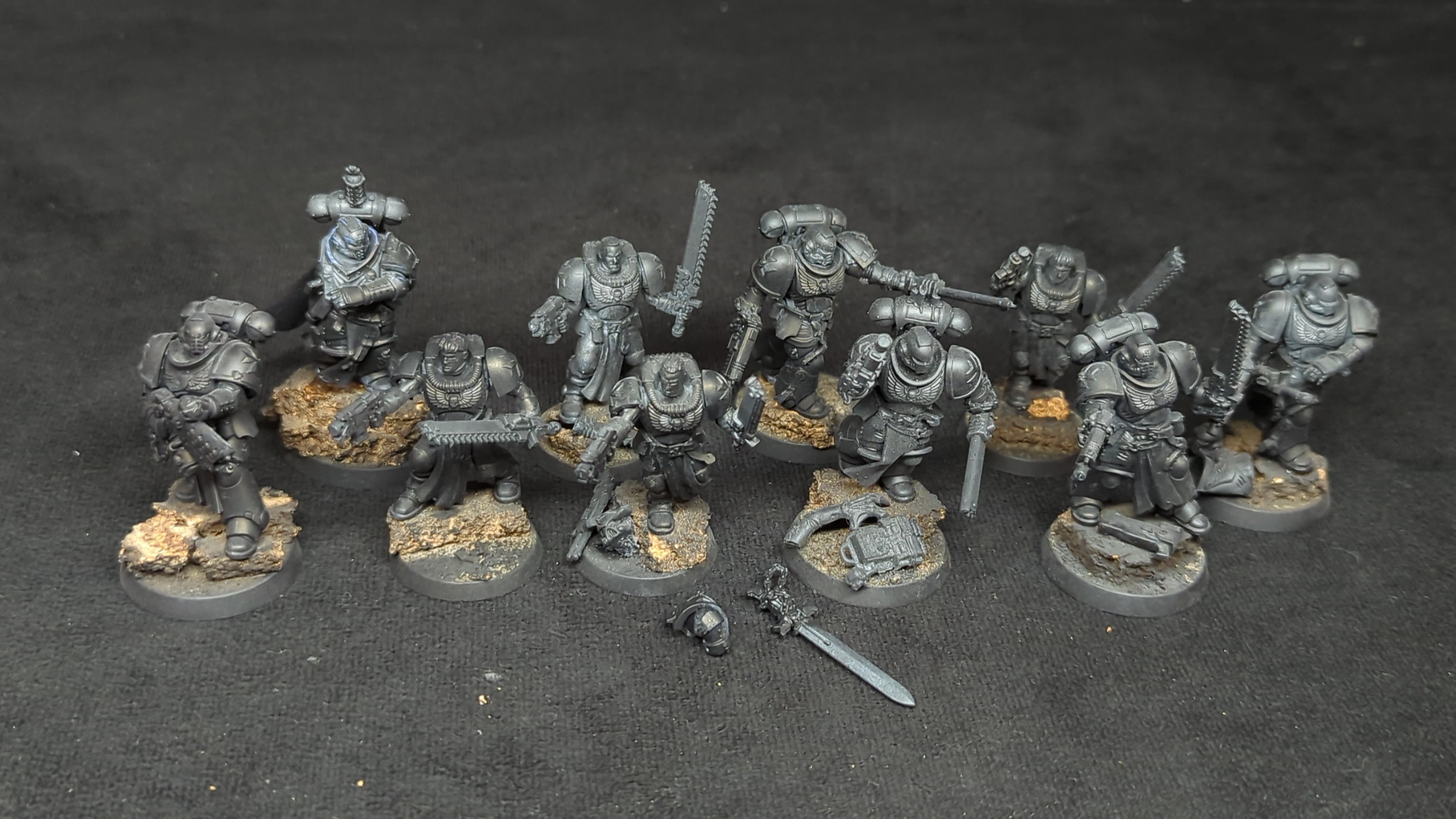 Warhammer 40k Black Templars Primaris Crusader Squad x10