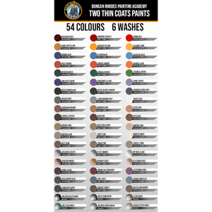 Two Thin Coats by Duncan Rhodes - Full Wave 1 set (60 colors)