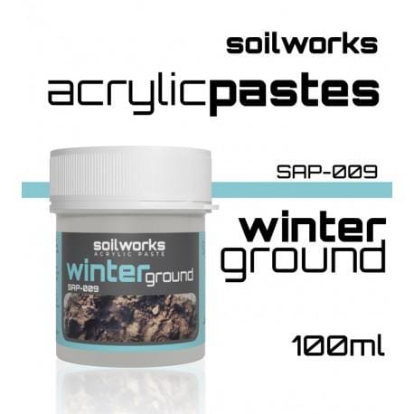 Scale 75 Dioramas Soilworks Ground Pastes 100ml - Winter Ground Paints