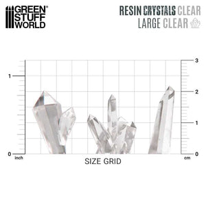 GSW Resin Crystals - Large CLEAR x20