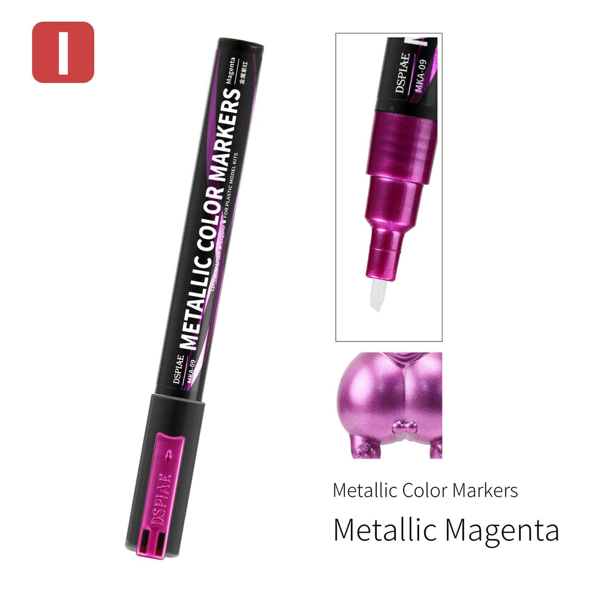 DSPIAE Metallic Color Markers - Metallic Magenta Paints