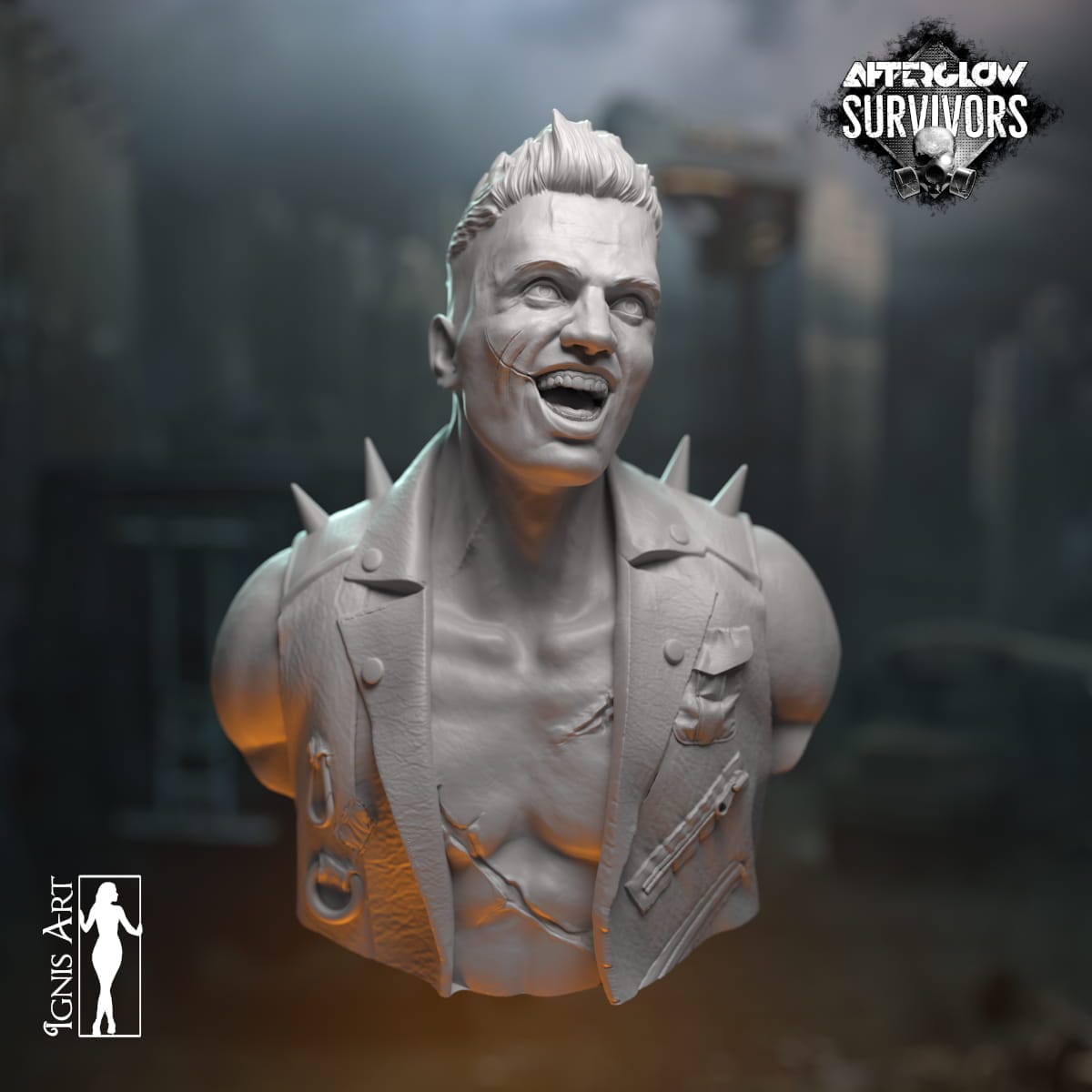 Ignis Art - Ash - 1:10 anatomic bust Miniatures