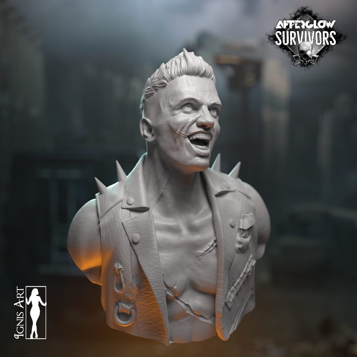 Ignis Art - Ash - 1:10 anatomic bust Miniatures