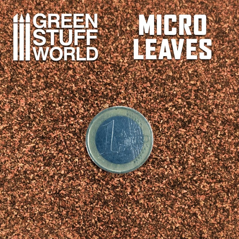 GSW Micro Leaves - Miniature Leaves - Brown Scale modelling supplies