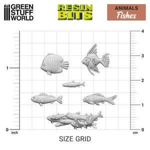 GSW Resin Basing Set - Fish Collection