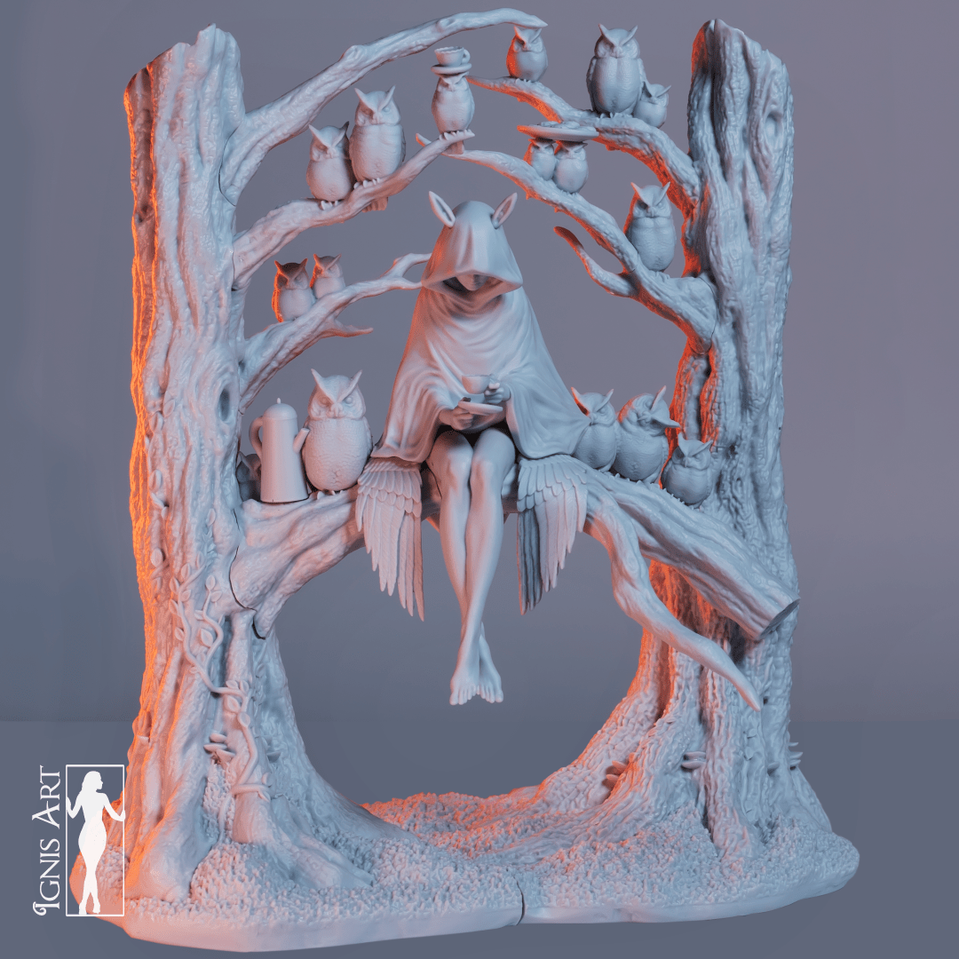 Ignis Art - Tea Party - 75mm diorama Miniatures