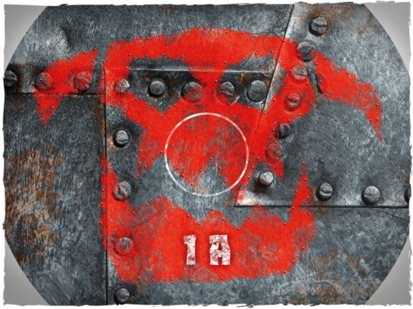 Warhammer 40k Neoprene Objective Markers set #4 - Orks Gaming tools